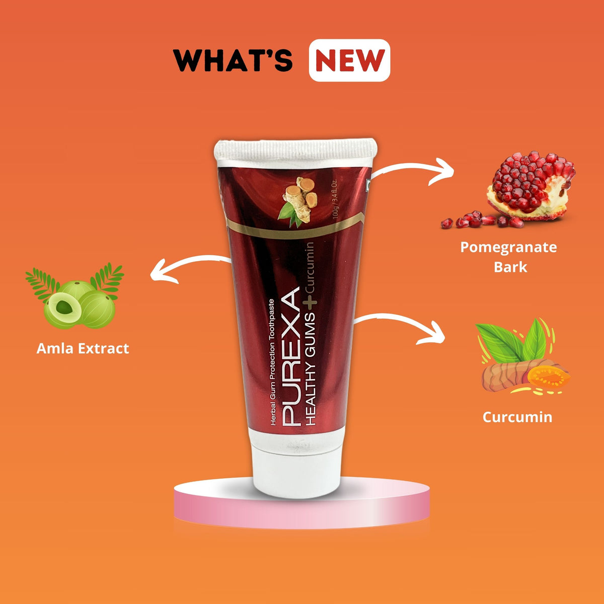 Buy Healthy Gums+ Curcumin | Best Toothpaste for Gums - PUREXA Oral Care
